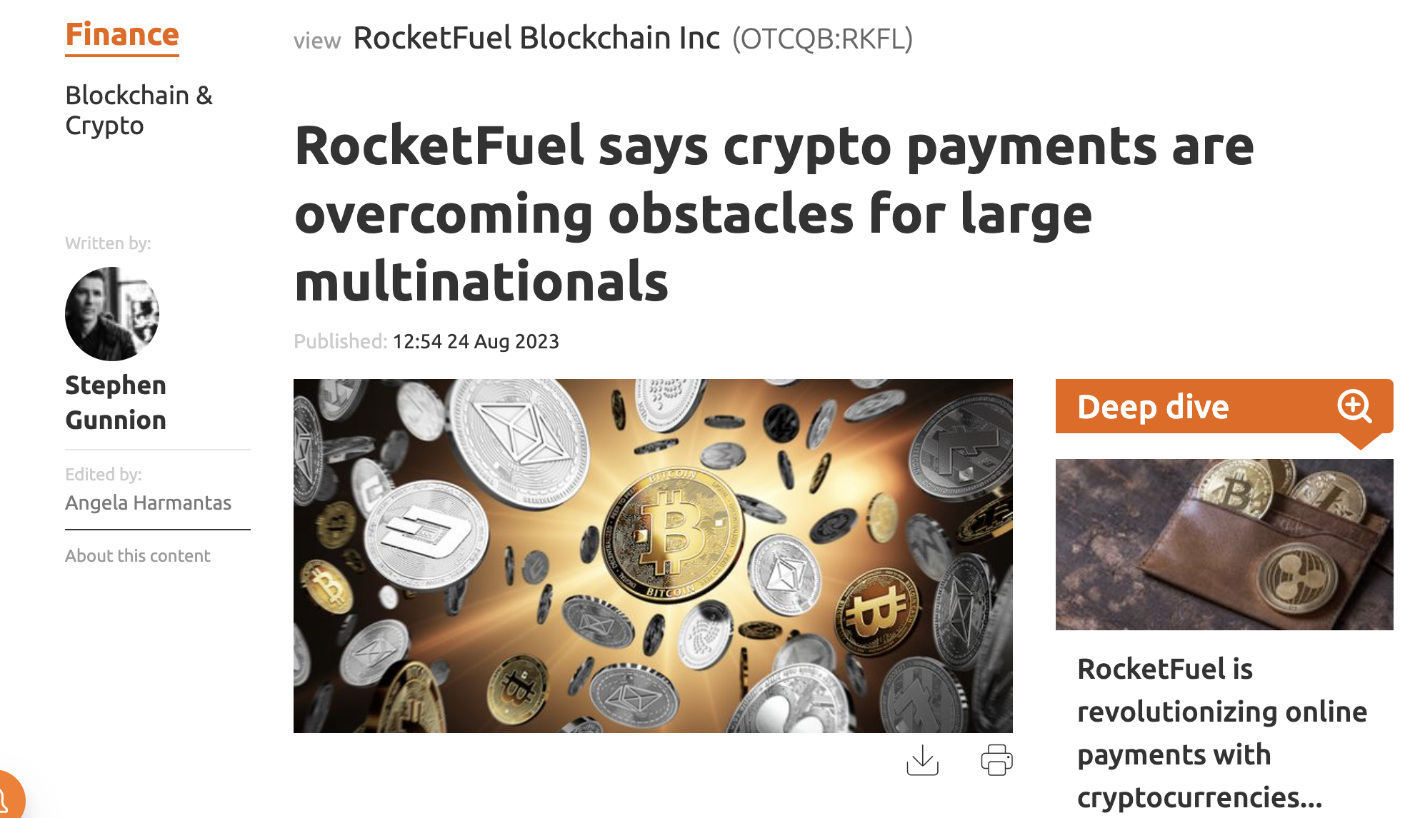 Press Coverage - RocketFuel