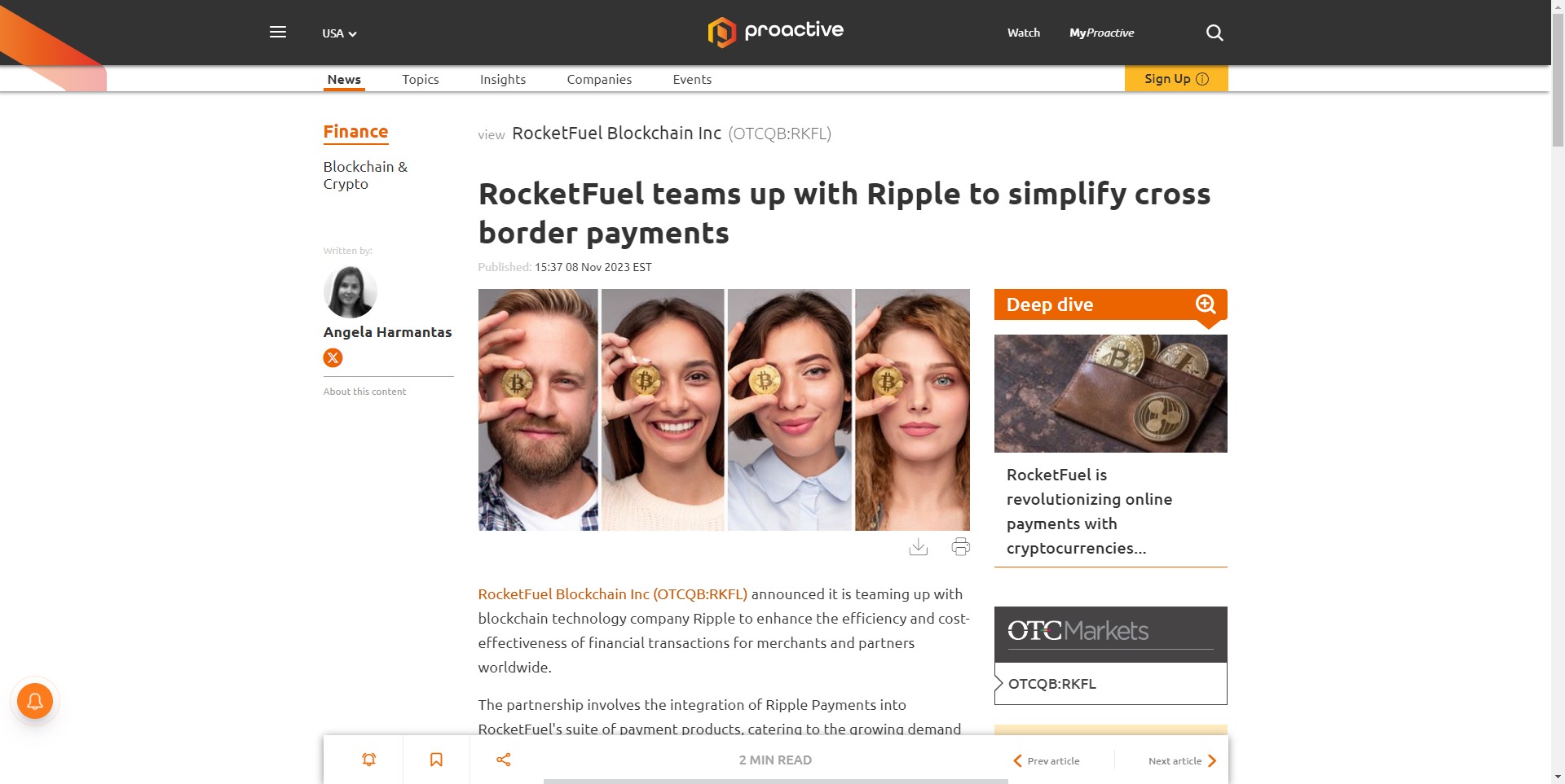 RocketFuel teams up with Ripple to simplify cross border payments - RocketFuel